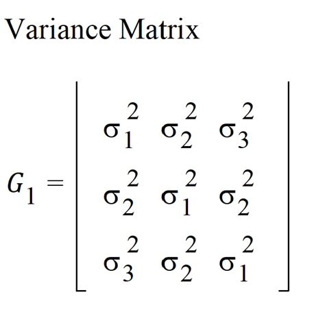 variance structure