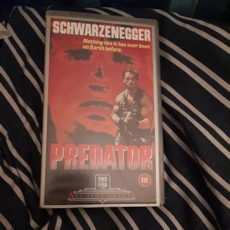 Schwarzenegger Predator Vhs Video Cassette Pal 1989 Vhs 1515 £099