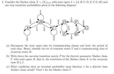 Answered 2 Consider The Markov Chain X Bartleby