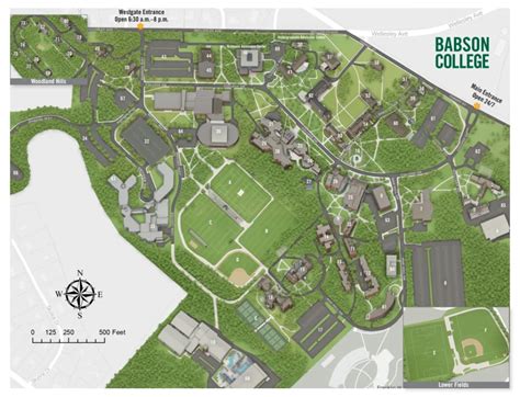 Babson College Campus Map All Maps