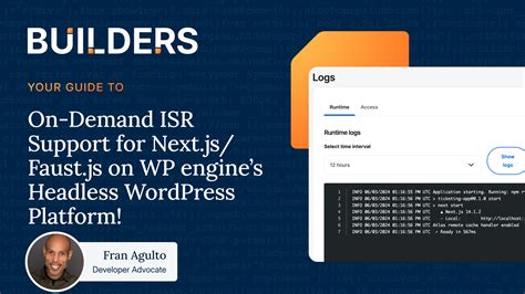 on demand isr support for next js faust js on wp engine s headless