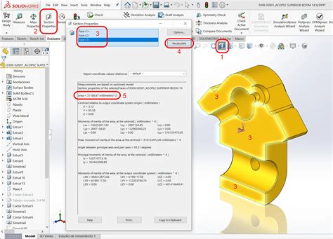 Solidworks Surface Area Of A Cross Section The Easy Way