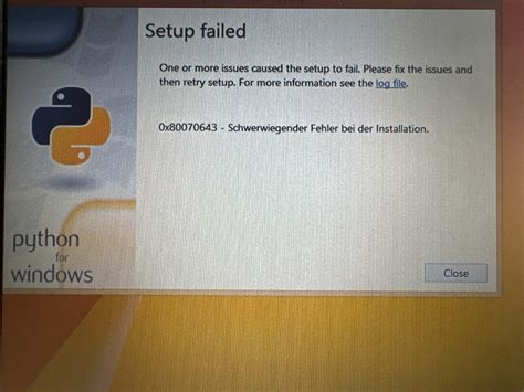 I Can T Install Python I Always Get An Error Code Python Help Discussions On