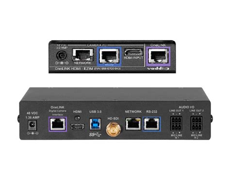 Vaddio 999 9640 000 Polycom Codec Kit For Onelink Bridge To Hdmicamera
