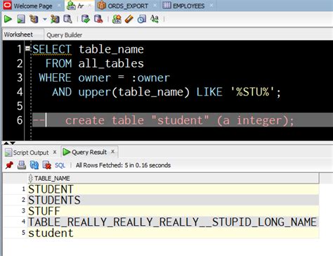 How To List All Columns Of A Table In Sql Developer Oracle Database Infoupdate Org
