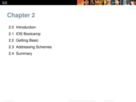 Solution Ccna 1 Chapter 2 Routing Switching Introduction To Networks Configuring A Network