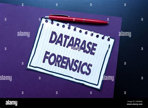 Handwriting Text Database Forensics Conceptual Photo Identifying