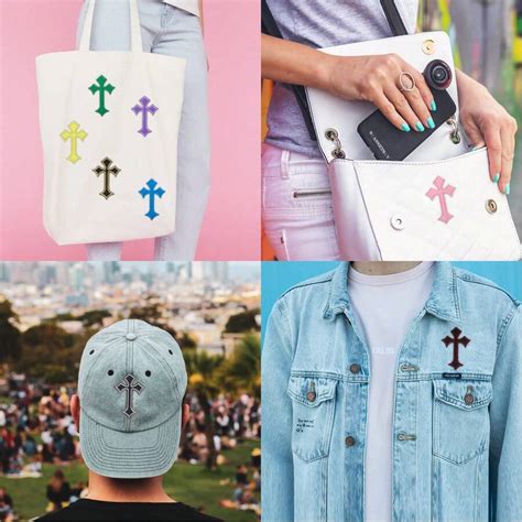 11pcs Cross Patches Iron On Cross Patches Cross Applique Patch Cross