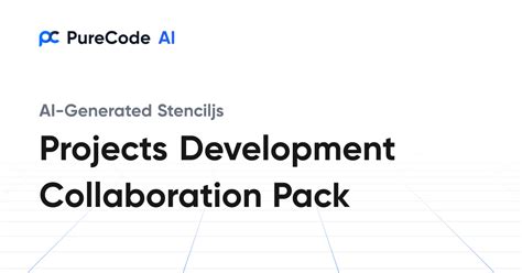 build great stenciljs projects development collaboration pack