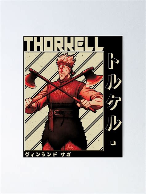Thorkell トルケル Vinland Saga Poster For Sale By B Love Redbubble