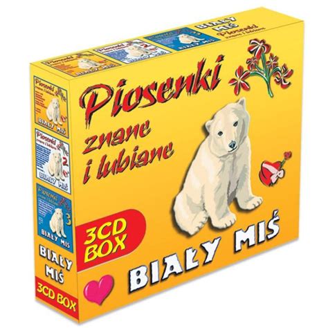 Bialy Mis White Teddy Bear Accordion Music Boxed 3 Cd Set