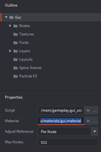 Material For GUI Textures SOLVED Questions Defold Game Engine Forum