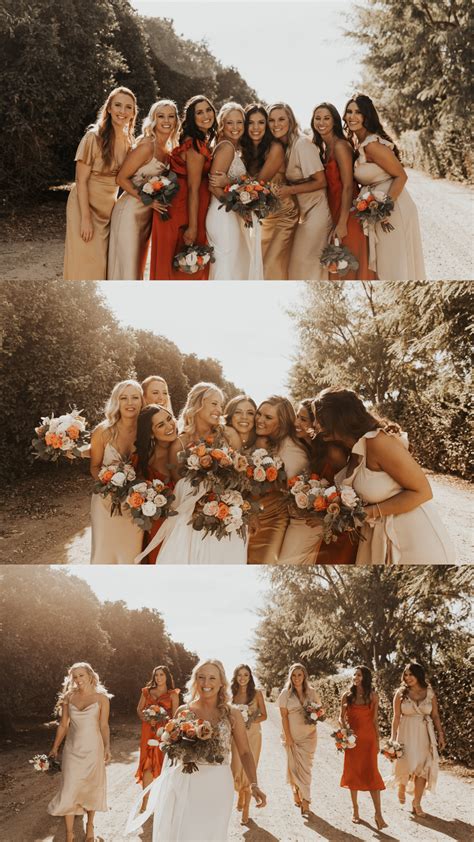 Terra Cotta Bridesmaids Dresses Bridesmaid Wedding Bridesmaids