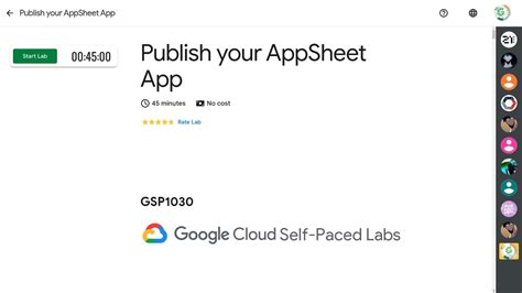 Publish Your Appsheet App Gsp1030 Arcade March 2024 Qwiklabs