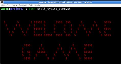 Bash 로 매력적인 타이핑 게임 만들기 Linux 쉘 스크립팅 튜토리얼 Labex