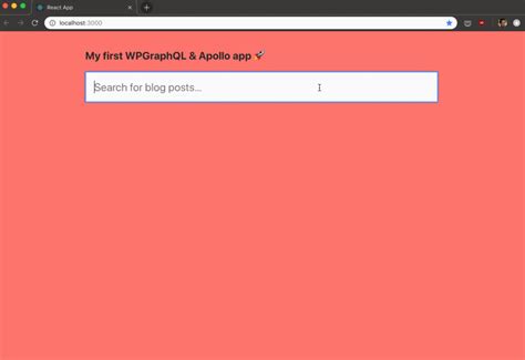 The Completed App Is Available In The Wpgraphql Examples Repo
