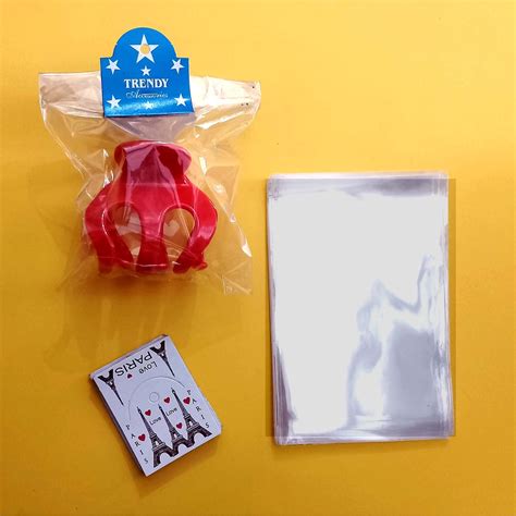 Jual 100 Pcs Set Plastik Kemasan Jedai Jumbo Dan Label Aksesoris Hang