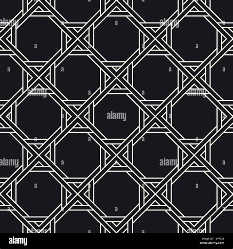 Vector Seamless Pattern Modern Abstract Lattice Design Repeating