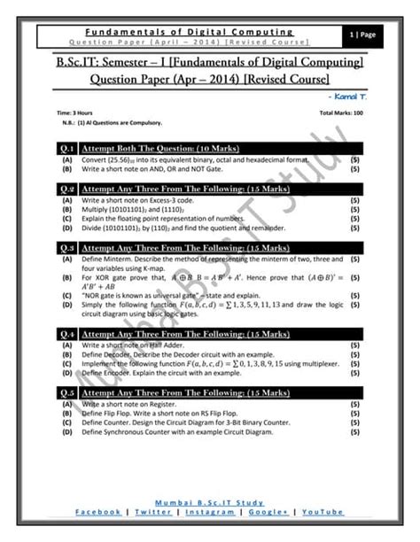 Question Paper Computer Graphics Revised Course January 2017 Pdf