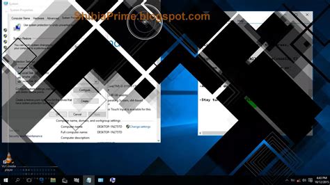 Shibiaprime Tutorials System Restore Point Creation