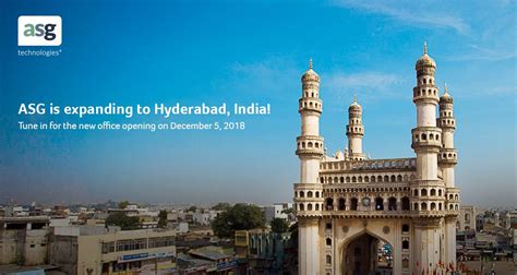 Asg Is Excited To Announce The Upcoming Opening Of Our New Development Office In Hyderabad