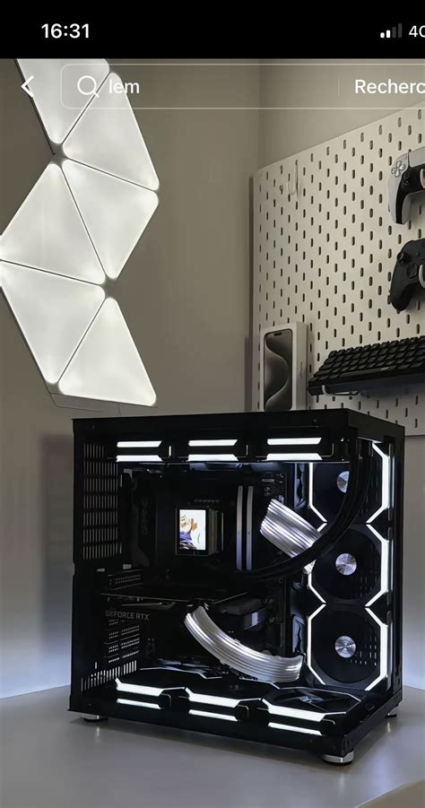 All Black Gaming Setup