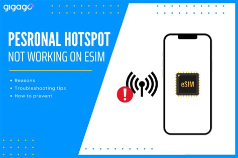 How To Fix Personal Hotspot Not Working On Esim