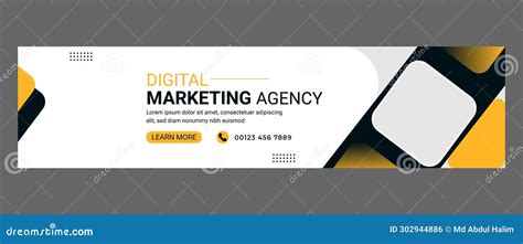 Linkedin Cover Photo Background Banner Design Vector Illustration 302944886