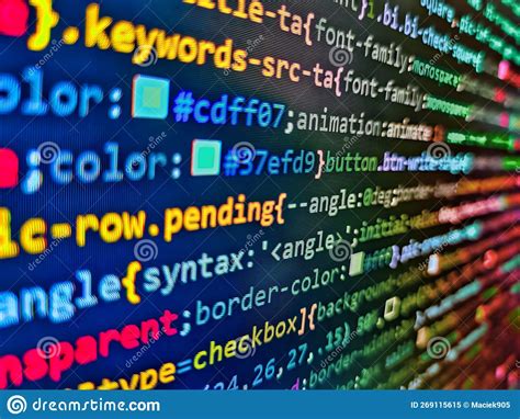 Programming Code Abstract Technology Background Of Software Developer