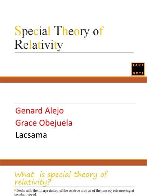 Special Theory Of Relativity Pdf Special Relativity Luminiferous Aether