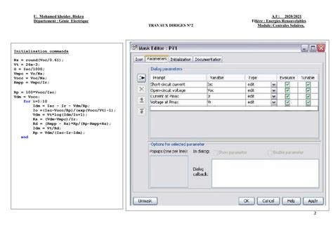 Solution Simulation Of A Photovoltaic Solar Cell With Matlab Simulink
