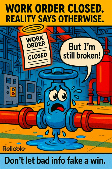 When Work Orders Lie How False Closures Undermine Reliability Efforts