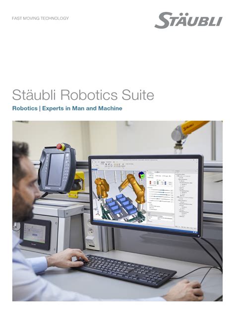 staubli robotics suite brochure es pdf robot robótica