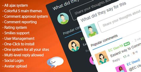 Easycomment Php Comment Script V11 Premium Scripts Plugins And Mobile