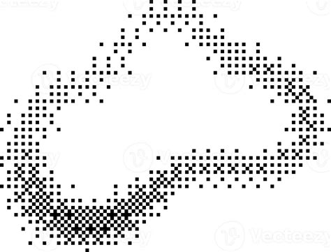 Bitmap Pattern Background Organic Shape Y2k Gradient Retro Element