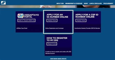 How To Get Sss Number Online Ss Number