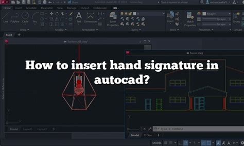 How To Insert Hand Signature In Autocad
