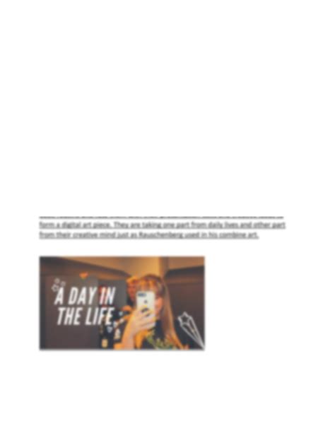 Solution How Are Rauschenberg Combine And Assemblage Rooted In Popular