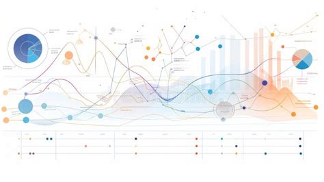 Complex Business Data Dashboard Stock Illustration Illustration Of