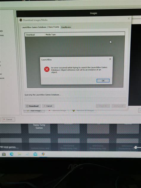 launchbox games database not updating since update troubleshooting