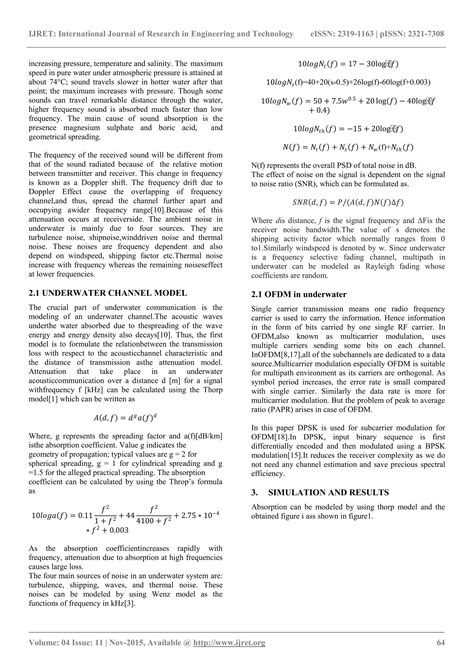 Realization Of Ofdm Based Underwater Acoustic Communication Pdf