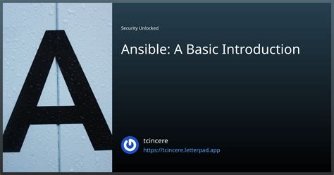 Ansible A Basic Introduction By Tcincere