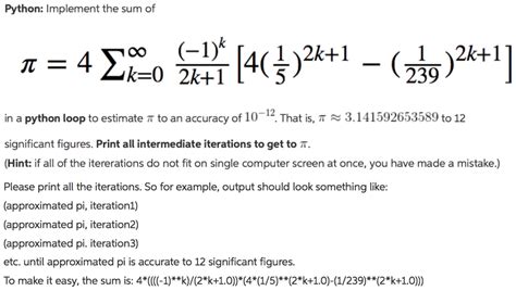 Solved I M Using Python So If The Program Doesn T Work Chegg Com