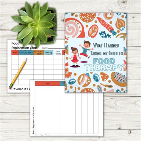Picky Eater Chart And E Booklet Trying New Foods Food Aversions