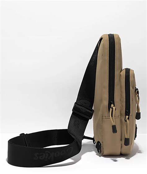 Cookies Noir Tan Smell Proof Crossbody Bag Zumiez