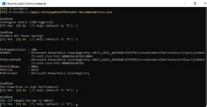 Implement Exchange Health Checker Recommendations Via Script Frankys Web