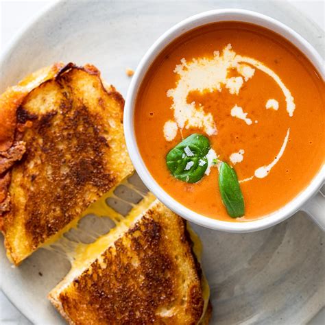 Easy Tomato Soup With Grilled Cheese Simply Delicious