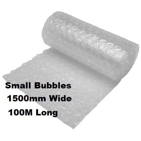 Your Local Trade Packaging Supplier1 X Roll Of 1500mm X 100m Roll Of Small Bubble Wrap 1500mm