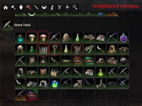 [bug report] various knowledge tab bugs pc bug reports funcom forums