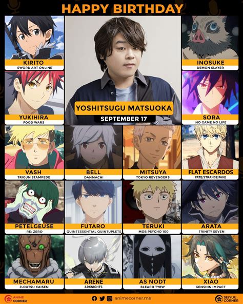 Yoshitsugu Matsuoka Characters Yoshitsugu Matsuoka Free Wiki